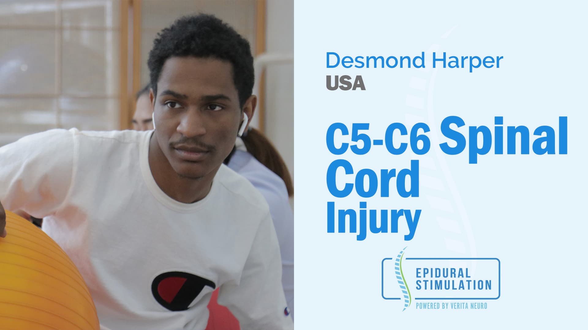 Desmond Harper - Spinal Cord Injury Patient